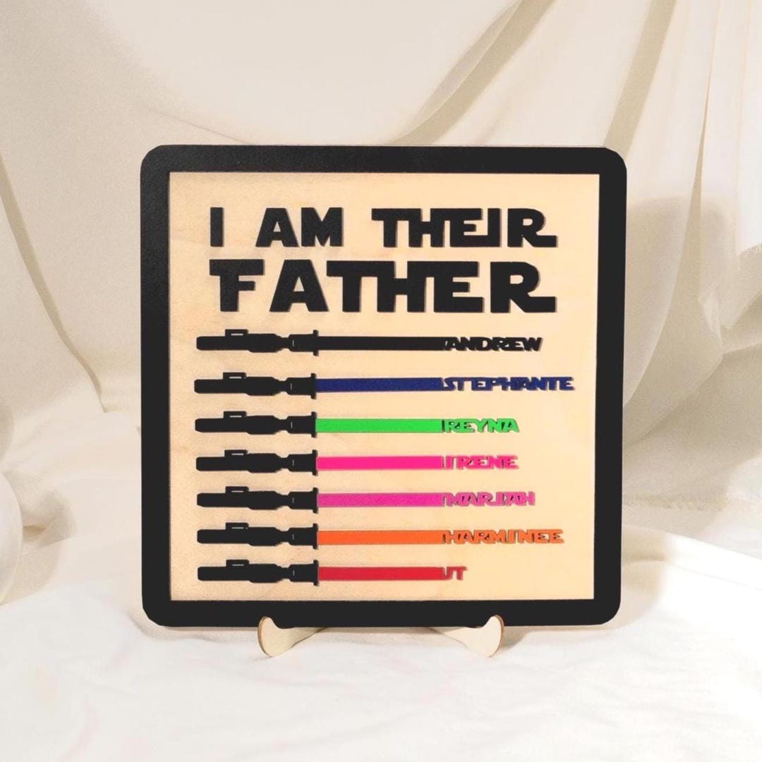Father's Day Gift, I Am Their Father Sign, Father's Day Sign, Dad With ...