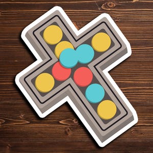 Thanos Squidgame Cross Necklace - Etsy