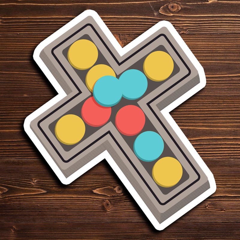 Thanos Squidgame Cross Necklace - Etsy