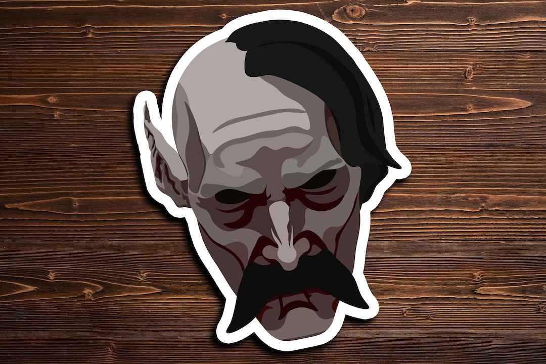 Nosferatu | Vampire | Count Orlock | Minimal Sticker - Etsy