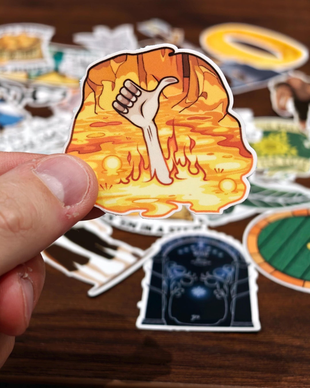 Gollum Thumbs up | Terminator | Lord of the Rings | Minimal Sticker - Etsy
