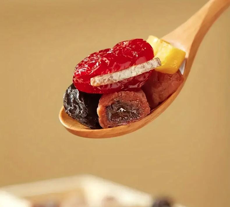 Dried Plum Mix 200g, With Six Types of Plums, A Variety of Rich Flavors ...