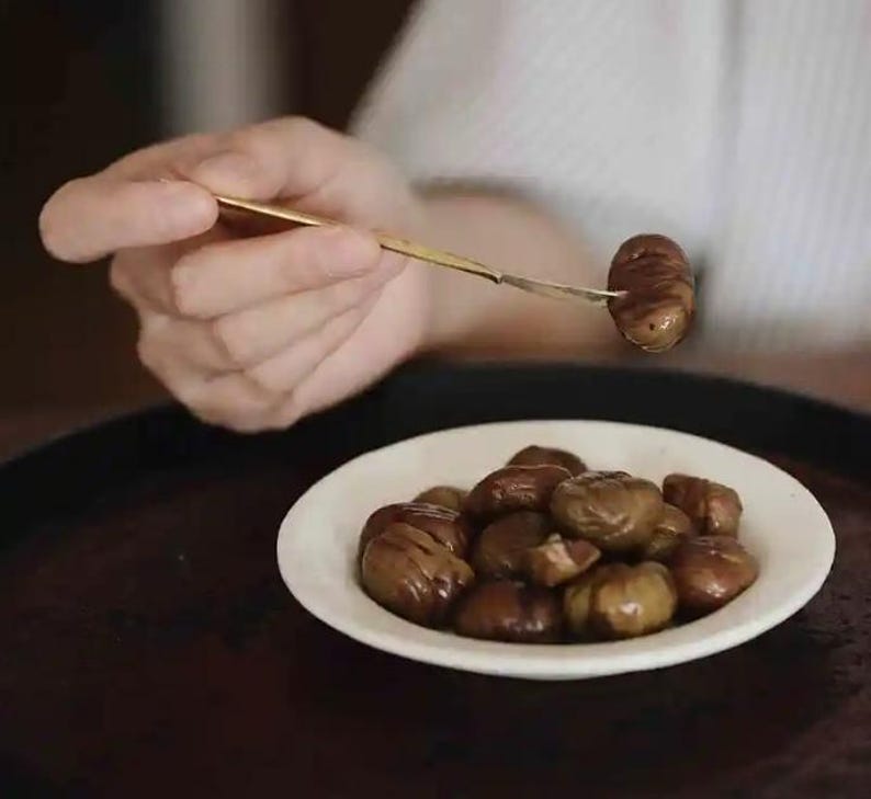 Shelled Roasted Chestnuts, 2.8oz, Ready-to-eat, One Pack - Etsy