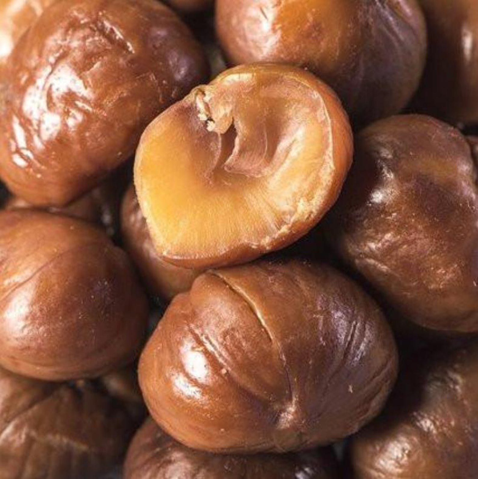 Shelled Roasted Chestnuts, 2.8oz, Ready-to-eat, One Pack - Etsy