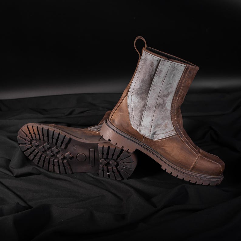 Mandalorian Boots, Mandalorian Shoes Real Leather, Mando Shoes, the ...