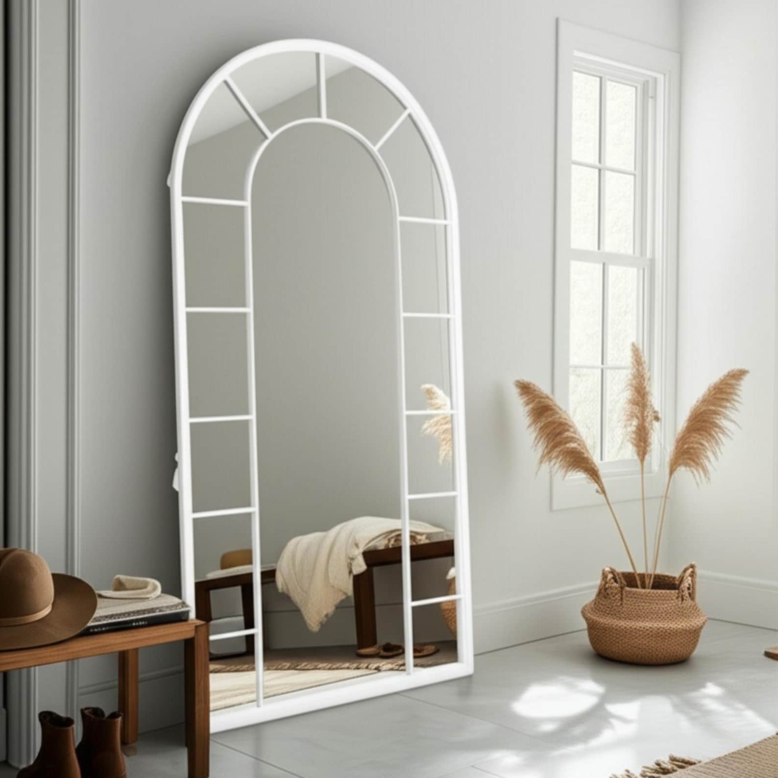 Arched Window Pane Wall Mirror: Gothic Home Decor - Etsy