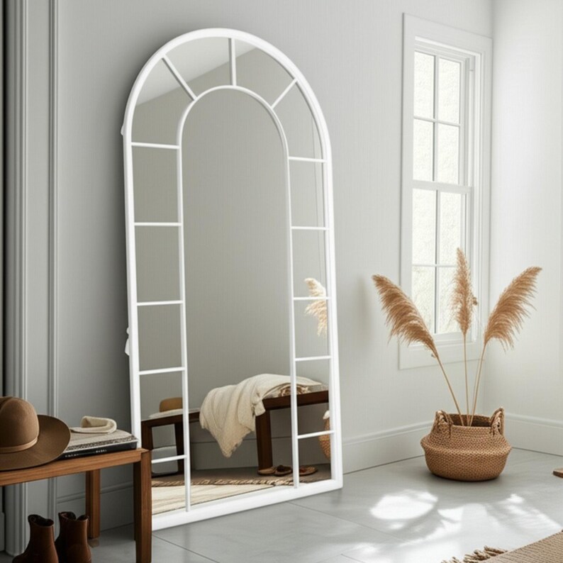 Arched Window Pane Wall Mirror: Gothic Home Decor - Etsy