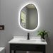 Irregular Led Mirror Asymmetrical Mirror Elegant Mirror for Chic Homes ...