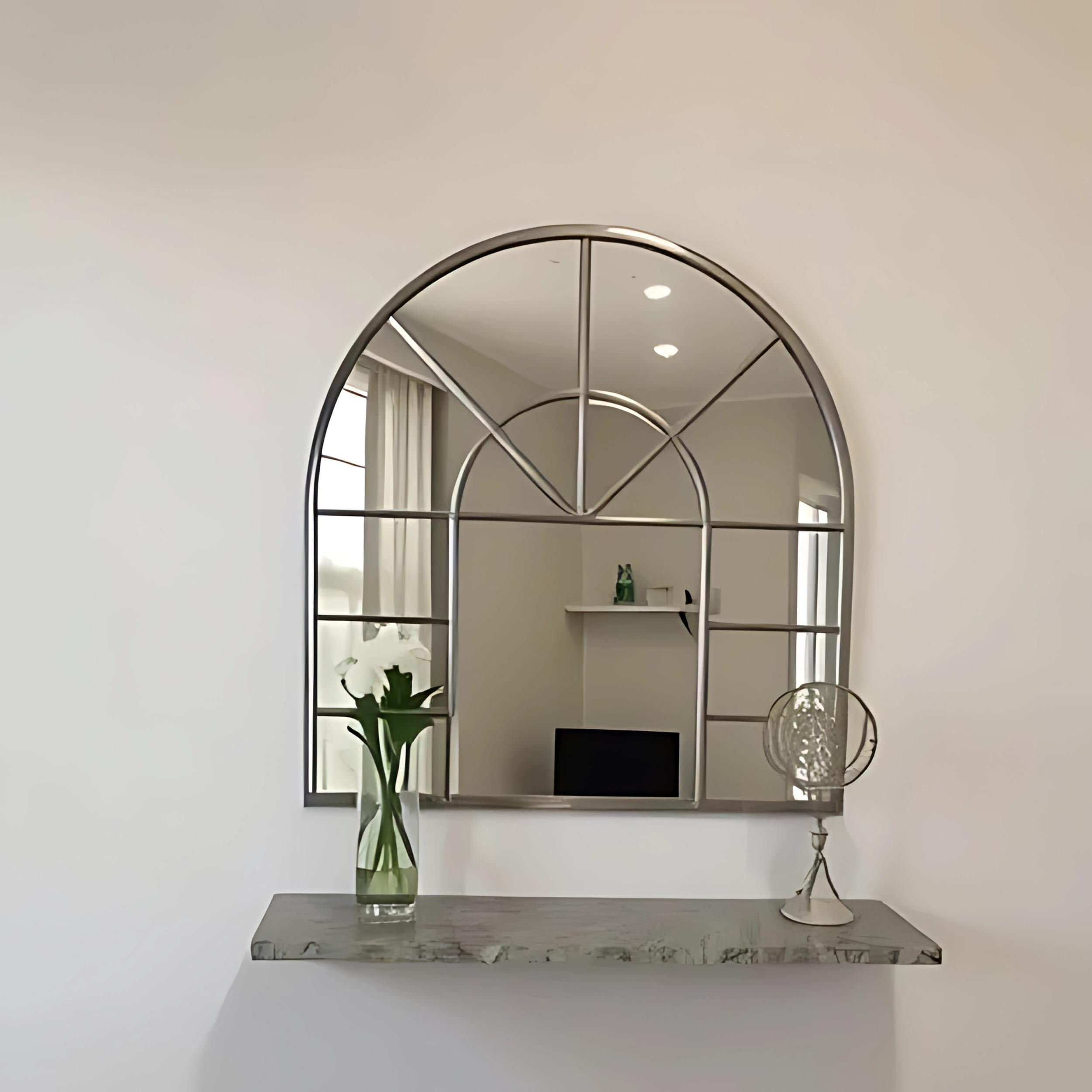 Gothic Arched Window Pane Wall Mirror: Elegant Home Decor - Etsy