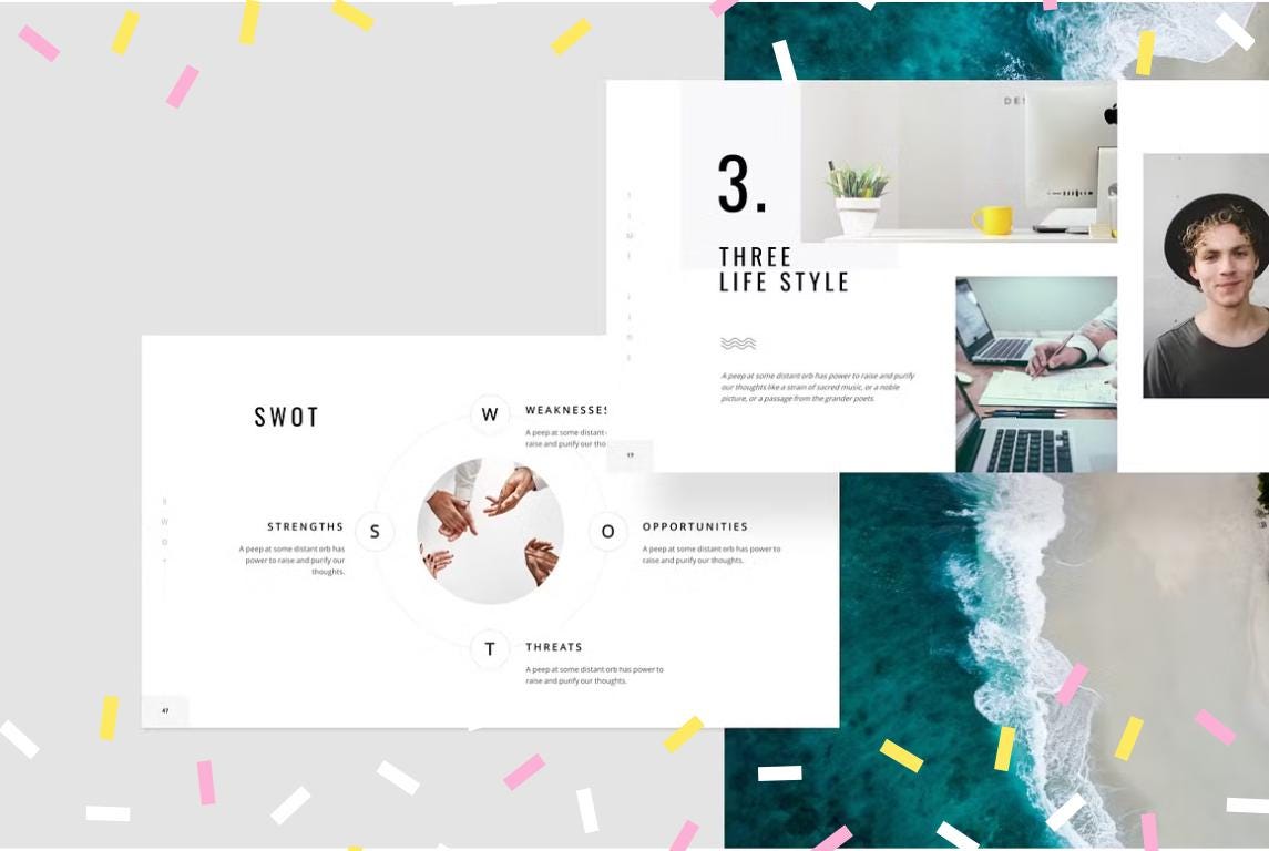Wave - Minimal Animated Pitch Deck | 100+ Fully Animated Slides ...