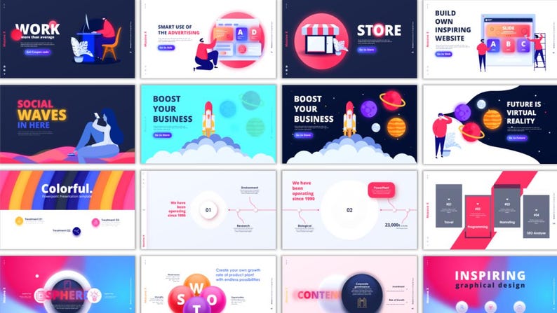 Massive X Animated Powerpoint Template, 1500+ Slides - Etsy