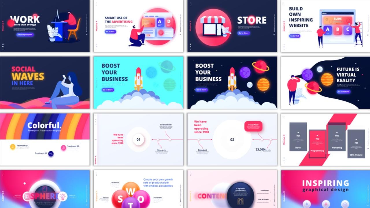 Massive X Animated Powerpoint Presentation Template/fully Animated ...