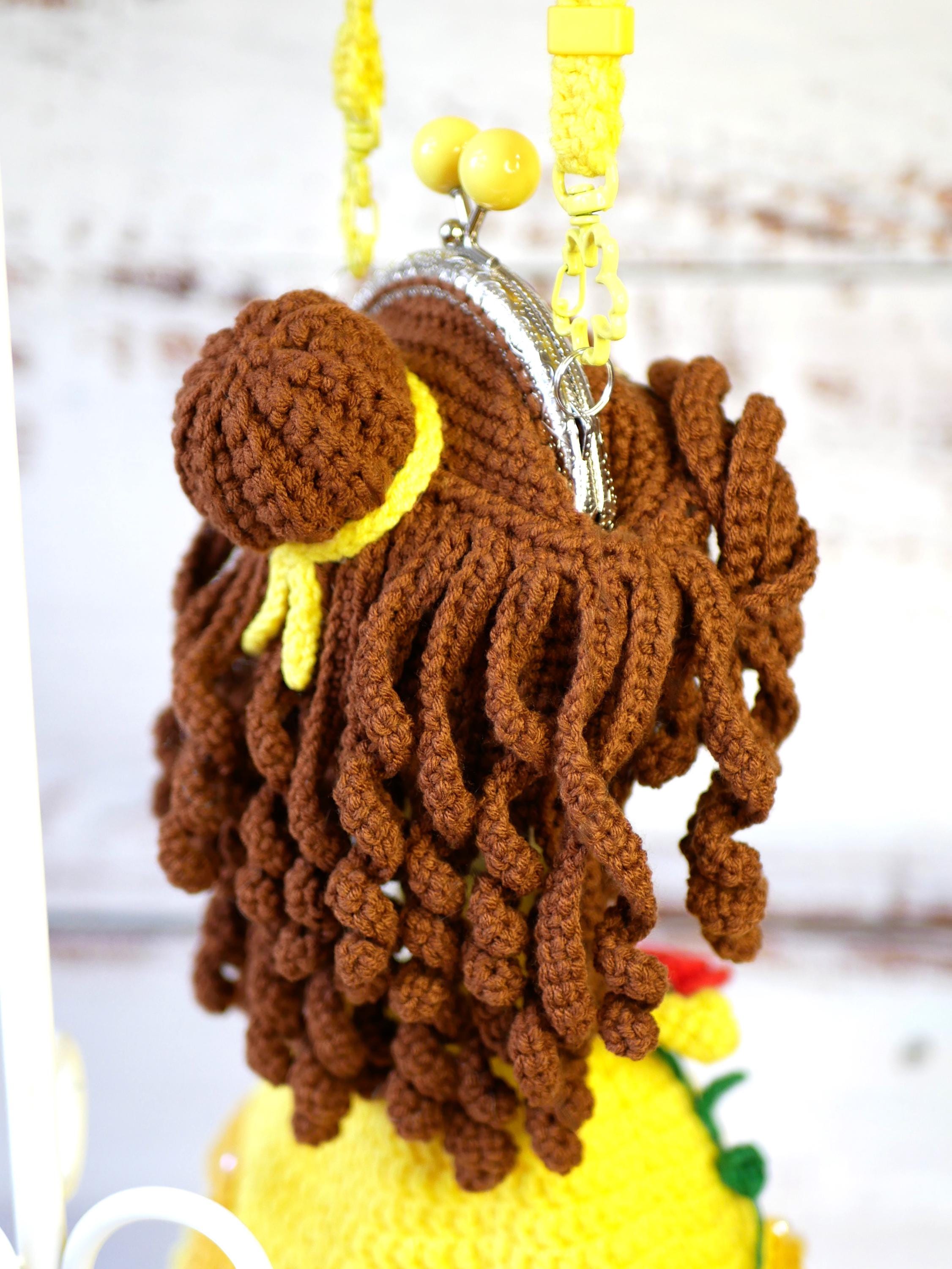 PDF Crochet Pattern Doll-purse Princess Belle «beauty and the Beast ...