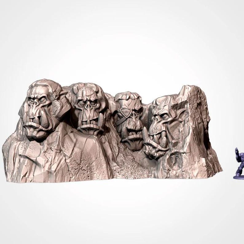 Ork Monuments Modular Wargaming Terrain by Txarli Factory for Tabletop Wargames - Etsy