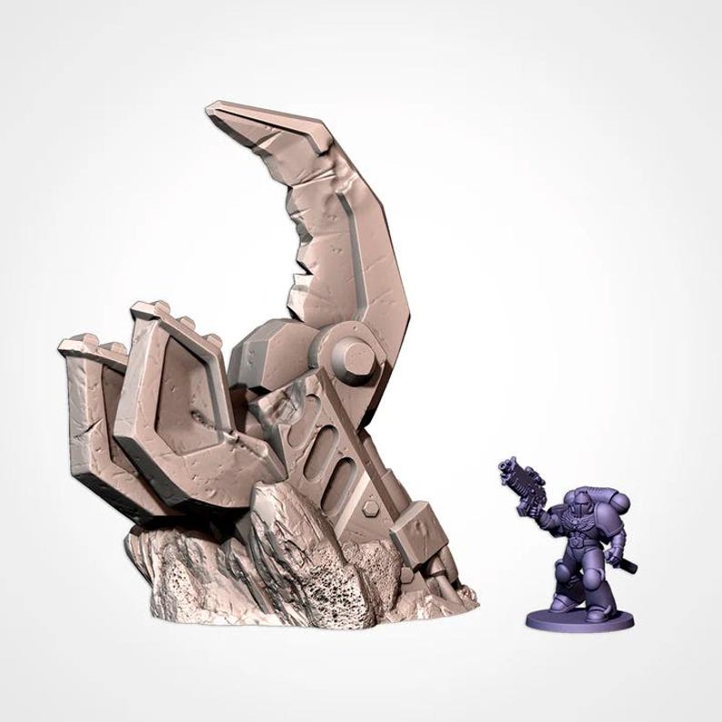 Ork Monuments Modular Wargaming Terrain by Txarli Factory for Tabletop Wargames - Etsy
