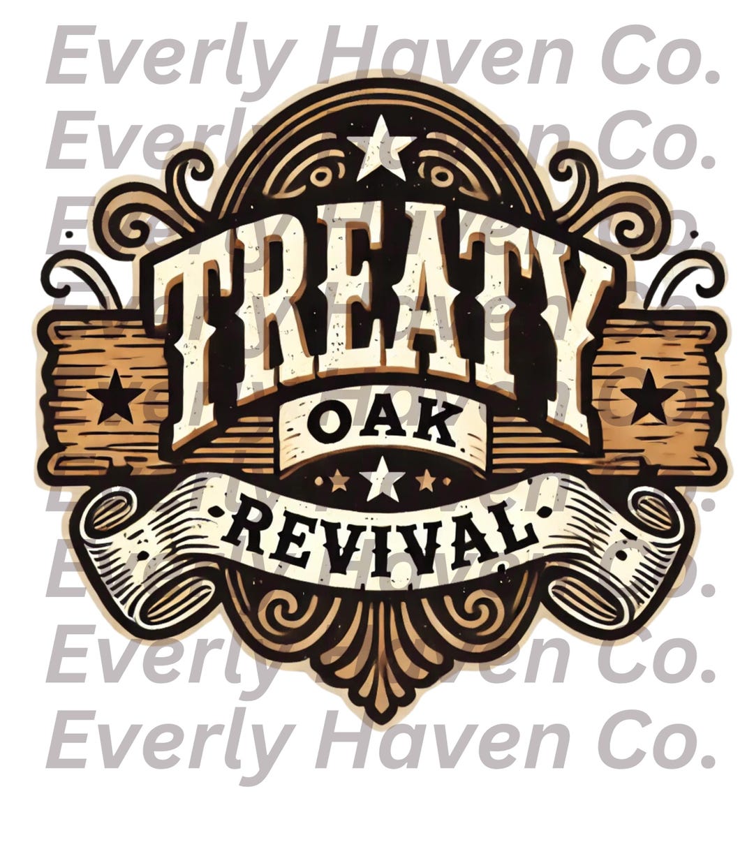 Treaty Oak Revival Logo – Iconic Band Design - Etsy