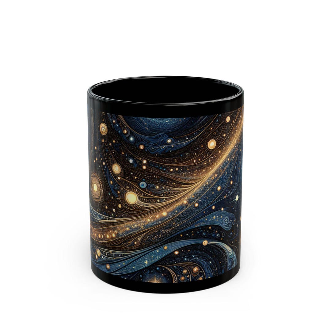 Cosmic Swirl Mug, Celestial Coffee Cup, Universe-themed Tea Mug ...