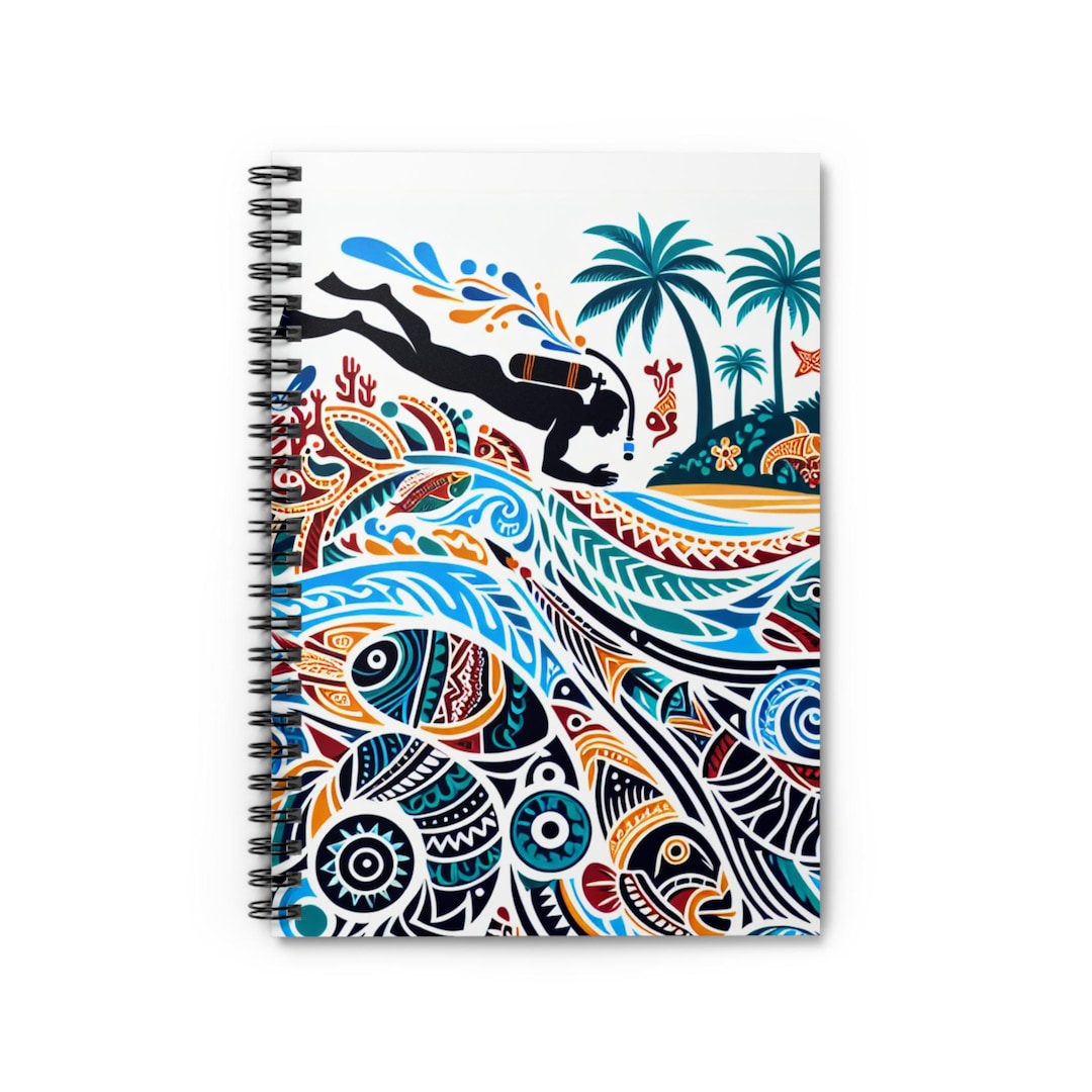 Scuba Diving Spiral Notebook - Scuba Diver Gift Diving Journal Diver ...