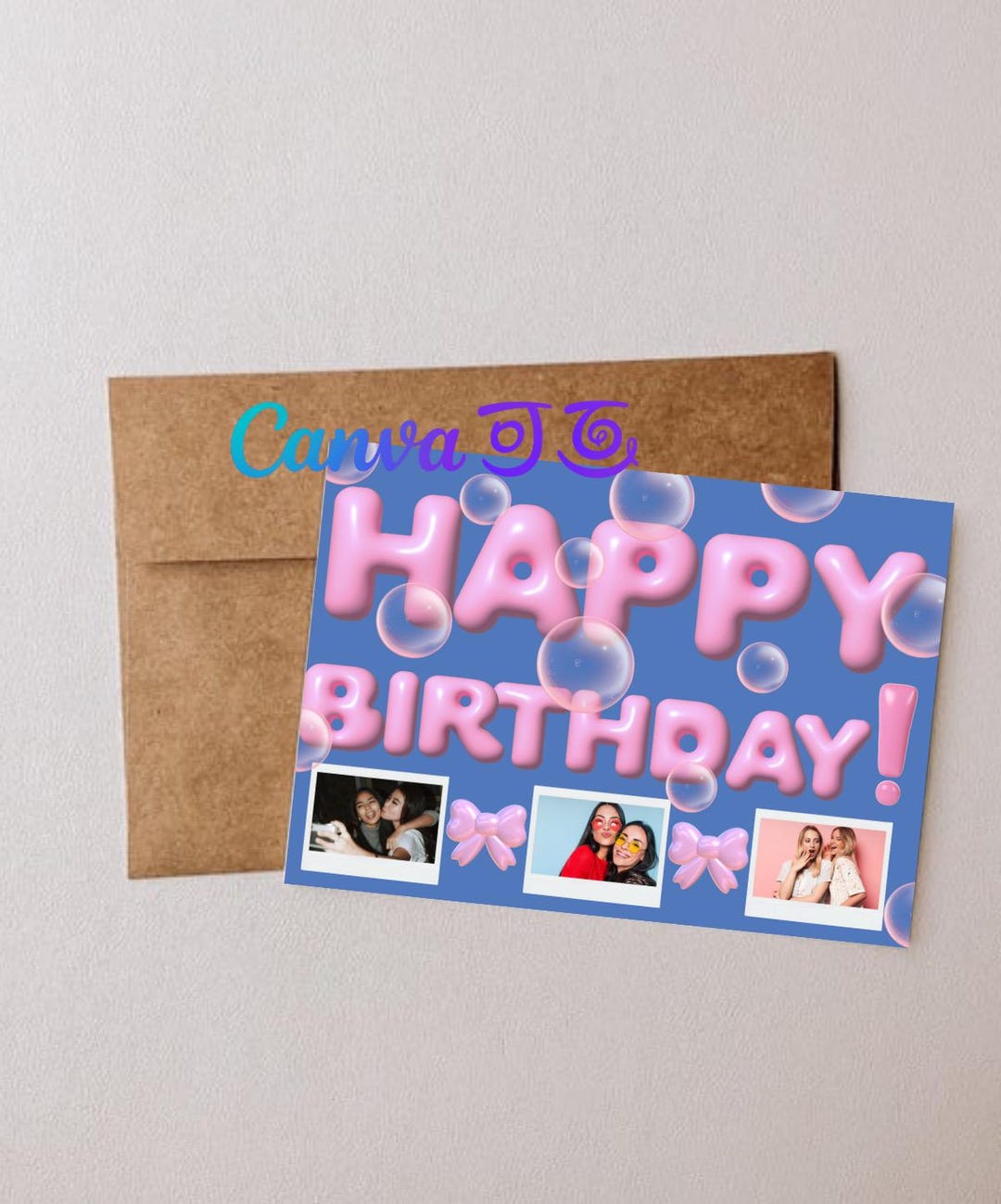 DIY Birthday Card Template Instant Download Birthday Card Editable ...