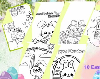 Easter Coloring Pages - Etsy