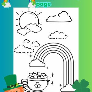 St. Patrick's Day Coloring Pages | Aesthetic Printable Cute, Fun ...