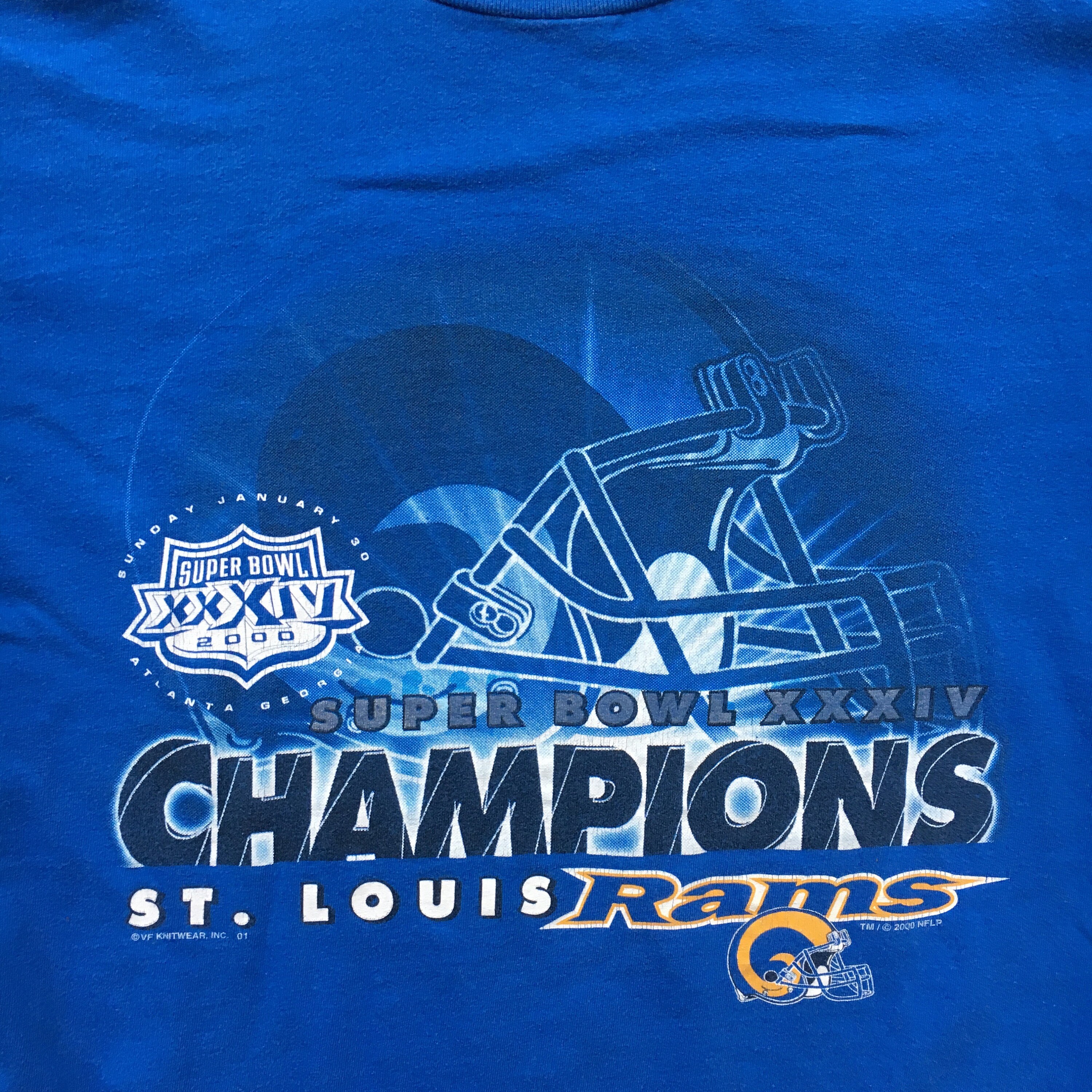 St. Louis Rams NFL Super Bowl Champions 1999 vintage t-shirt | Etsy