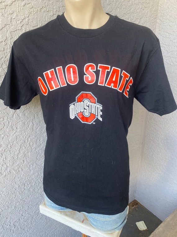 1990s Ohio State Buckeyes vintage t-shirt - black siz… - Gem