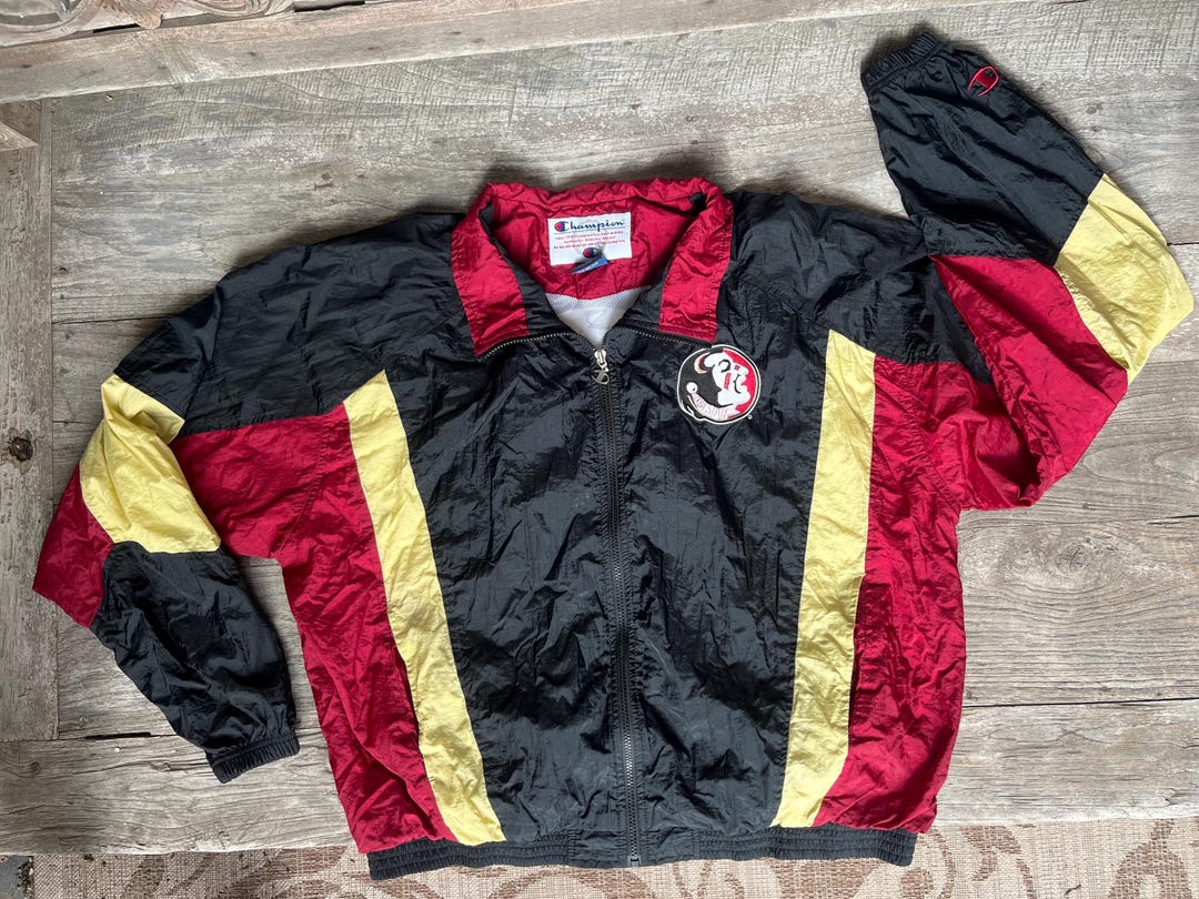 1990s Florida State Seminoles Vintage Champion Windbreaker Track Jacket ...