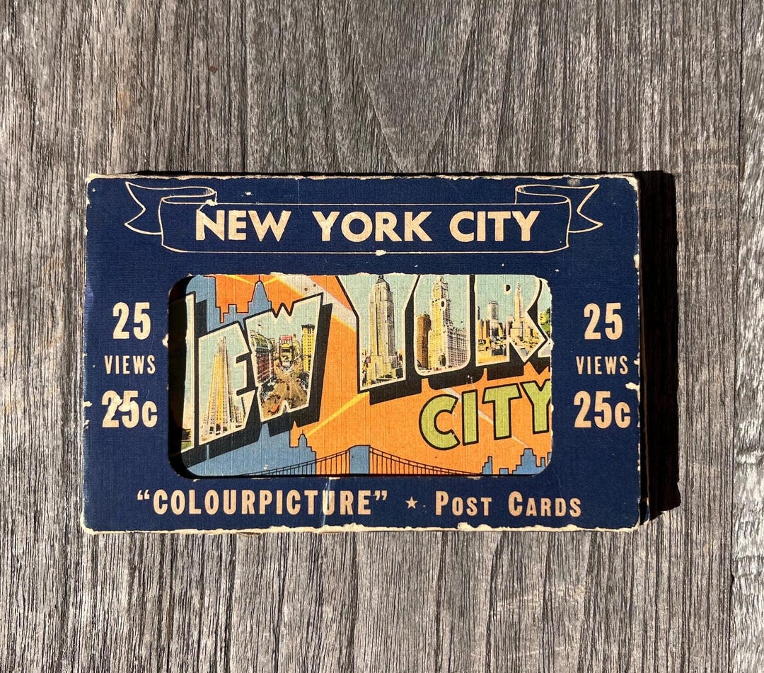 1930s New York City Postcards: Vintage Set of 20 in Original Package - Etsy
