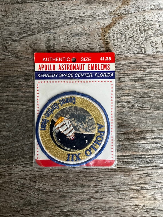 Apollo XII 1969 vintage deadstock mission patch in or… - Gem