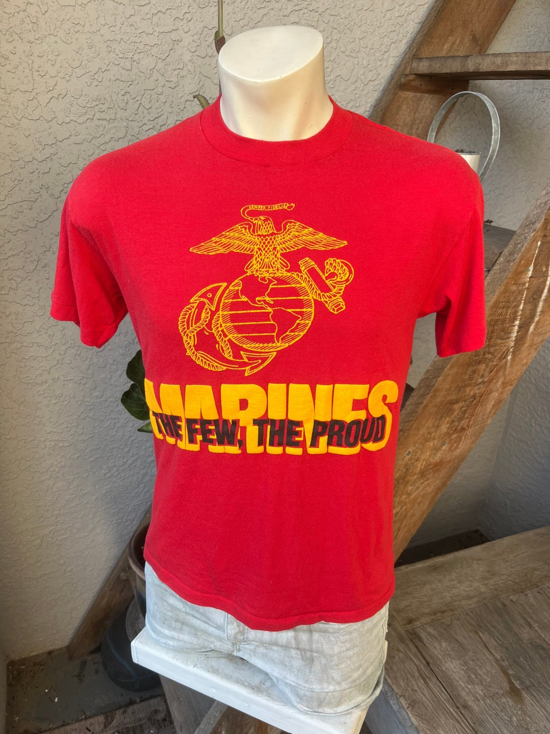 USMC Marines the Few the Proud 1980s Vintage T-shirt - Soft and Thin ...