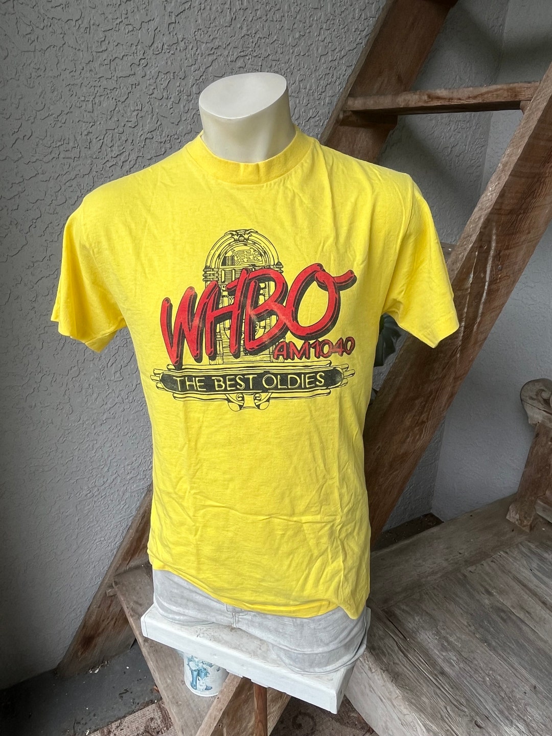 WHBO 1040.AM Listen to Oldies Radio Genuine 1980s Vintage Tee Shirt ...