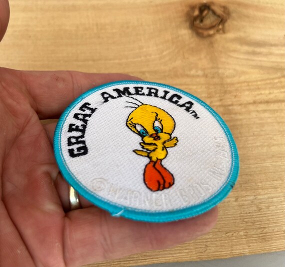 1985 Tweety Bird Great America vintage patch - size 3… - Gem