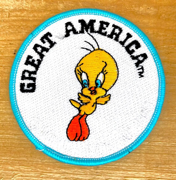 1985 Tweety Bird Great America vintage patch - size 3… - Gem