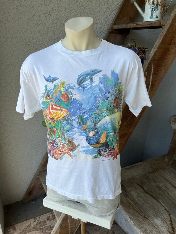 Vintage 90s tropical reef - Gem