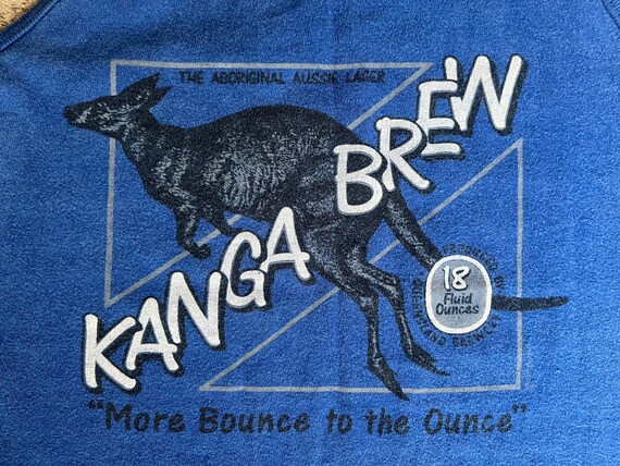 More Bounce to the Ounce Kanga Brew 1980s vintage tan… - Gem