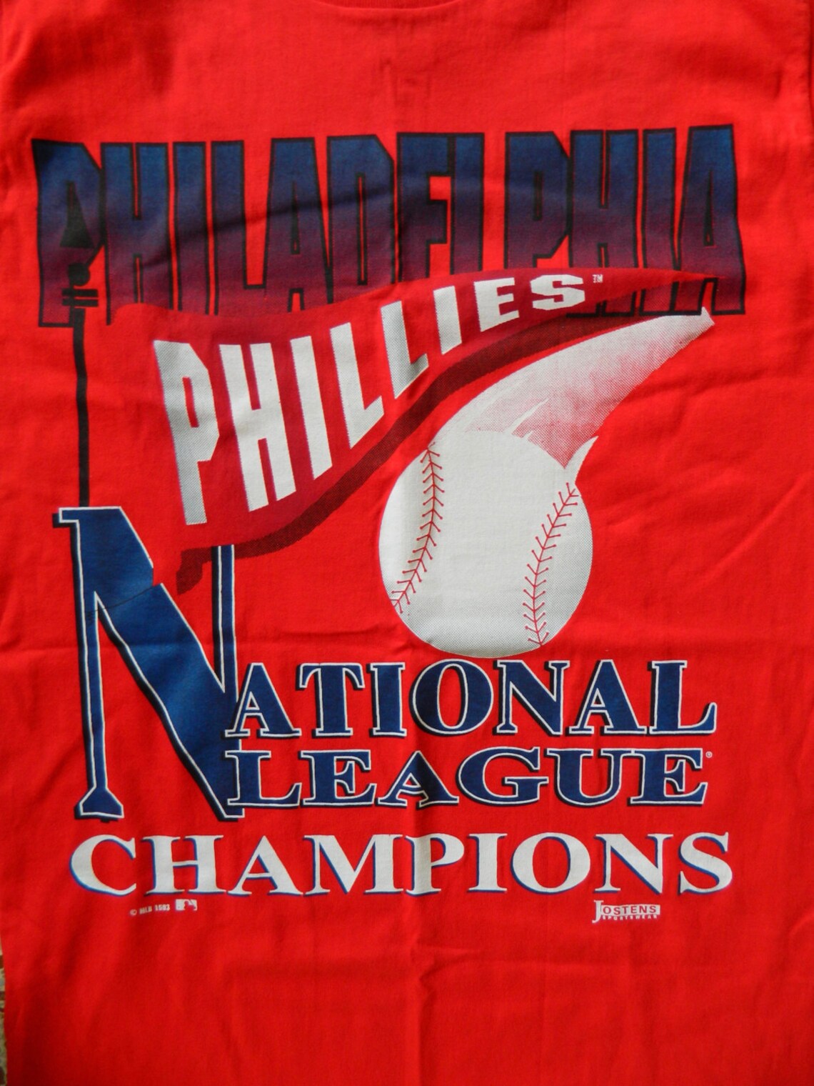 Philadelphia Phillies 1993 National League Champs Vintage Baseball Tee ...
