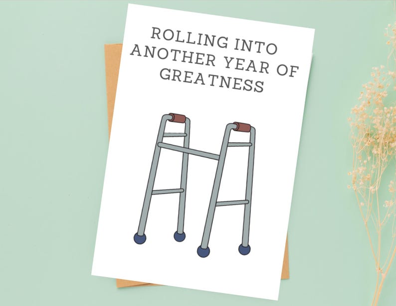Rolling Into Another Year of Greatness, Funny Happy Birthday Printable ...