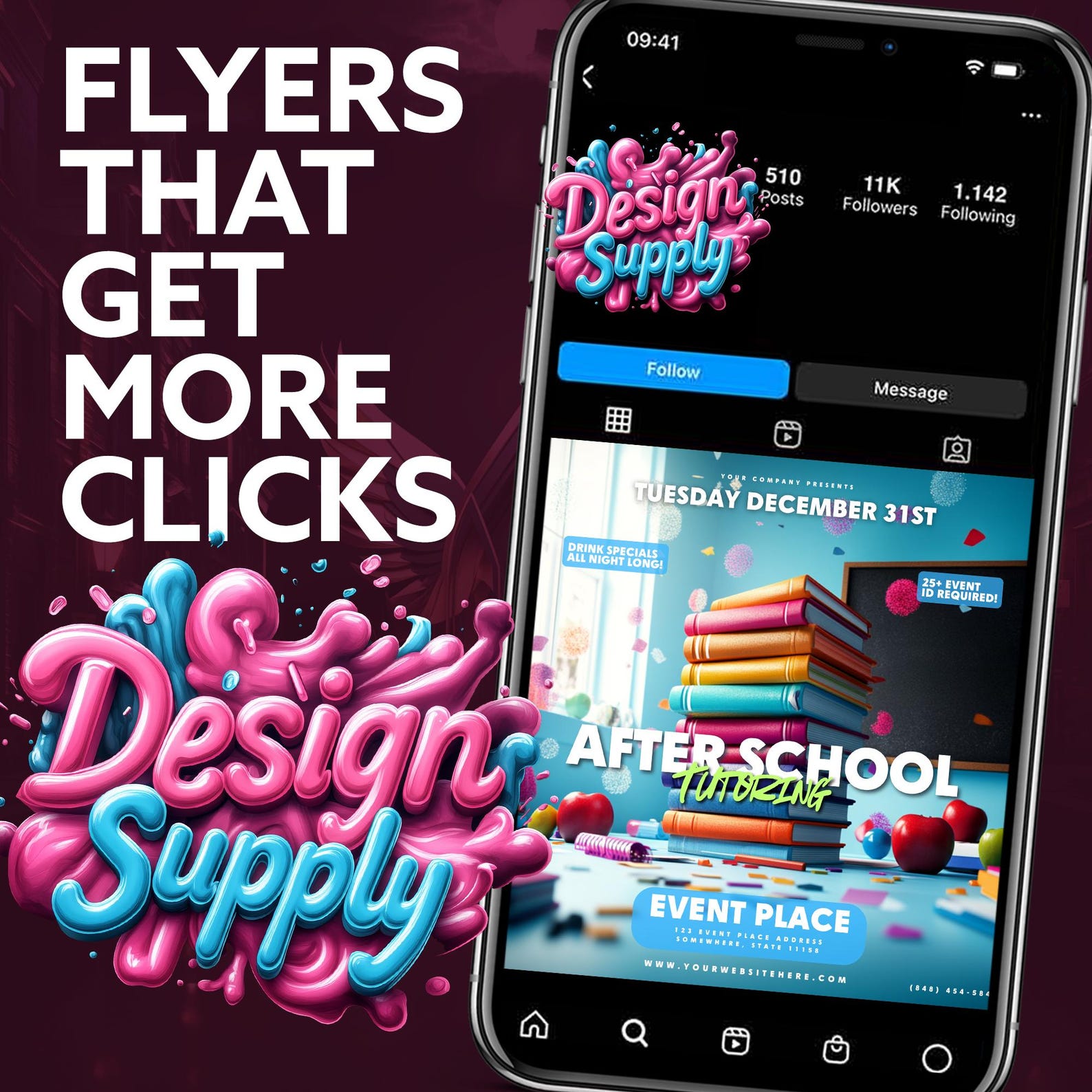 After School Tutoring Flyer Template: Editable Academic Ad (canva) - Etsy