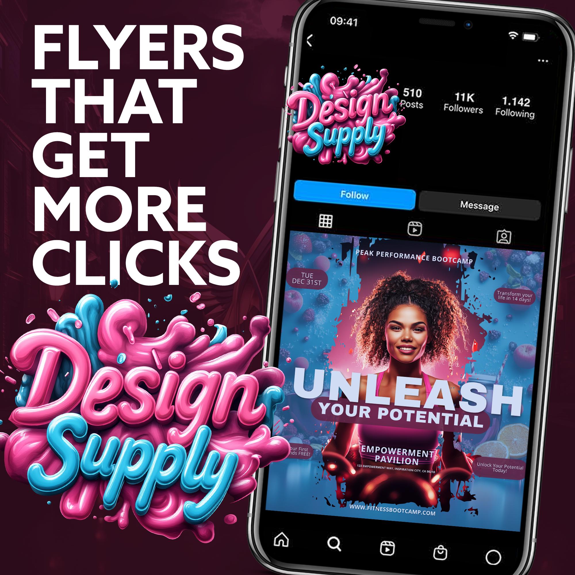 Transformation Flyer Template: Editable Canva Design (digital Download ...