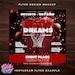 Hoop Dreams Basketball Flyer Canva Template | Editable Event Flyer ...