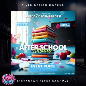 After School Tutoring Flyer Template: Editable Academic Ad (canva) - Etsy