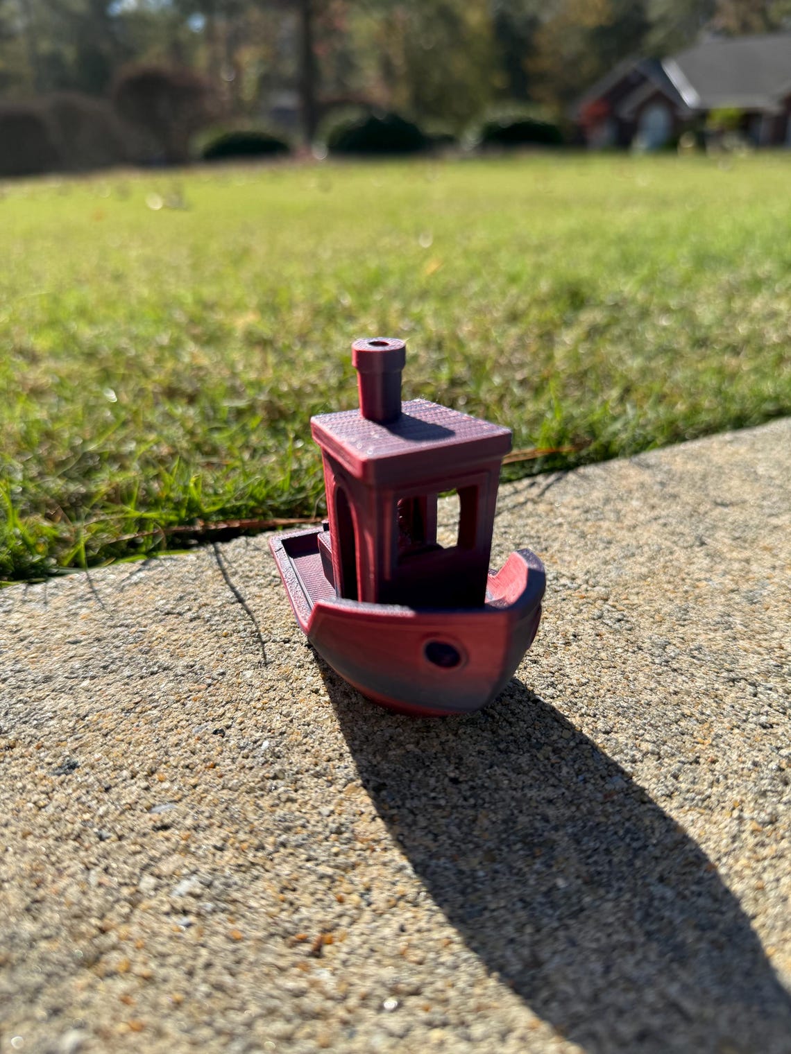 3D Printed Small Boat/ Benchy/ Cool Chair on Inside - Etsy
