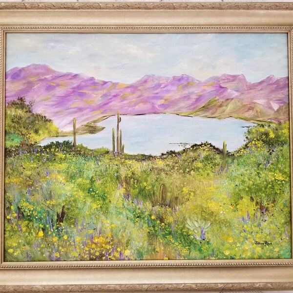 Saguaro Painting - Etsy