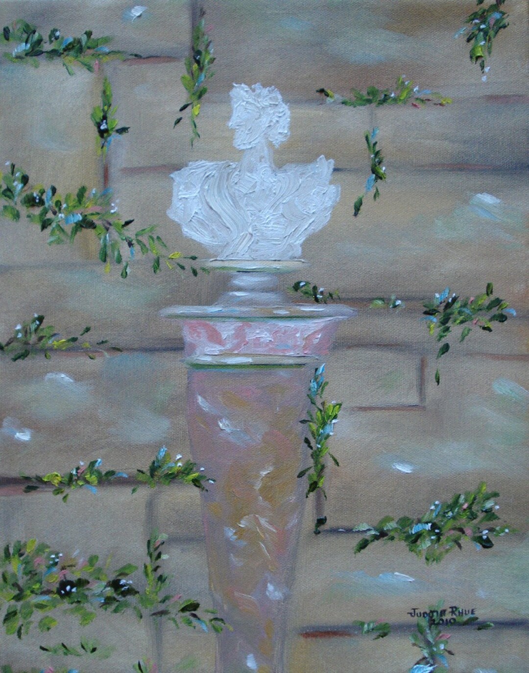 Original Oil Painting Still Life Statue Bust Landscape Paintings Canvas ...