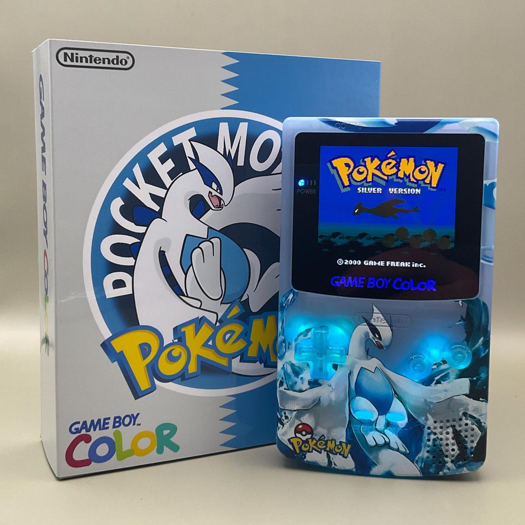 Nintendo Gameboy Color OLED Screen RGB Led Buttons 1500mah USB-C ...