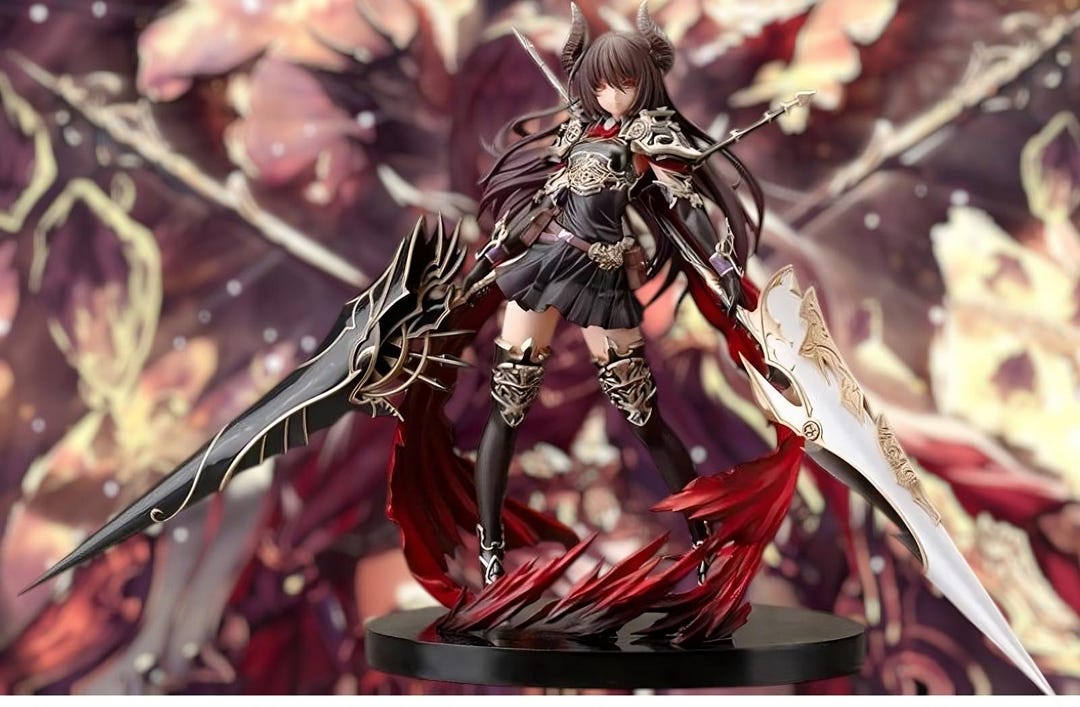 Rage of Bahamut Figure Dark Dragon Knight 28cm/11 Statue - Etsy