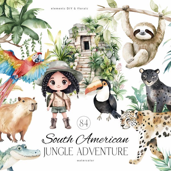 South American Clipart - Etsy UK