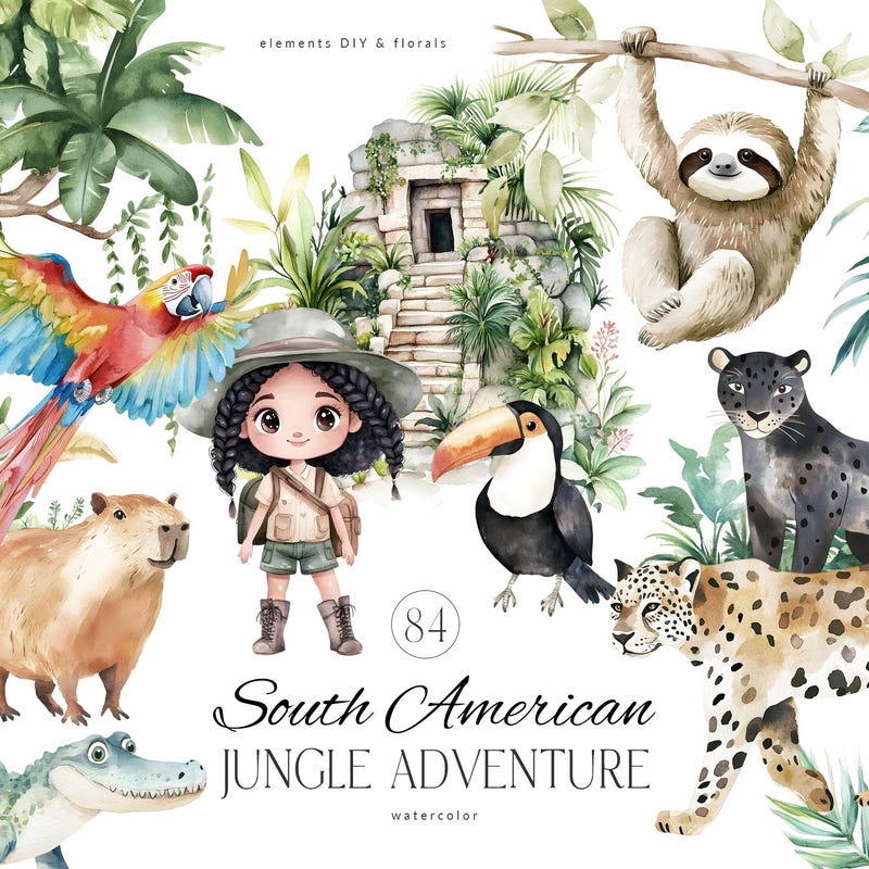 South American Clipart - Etsy UK