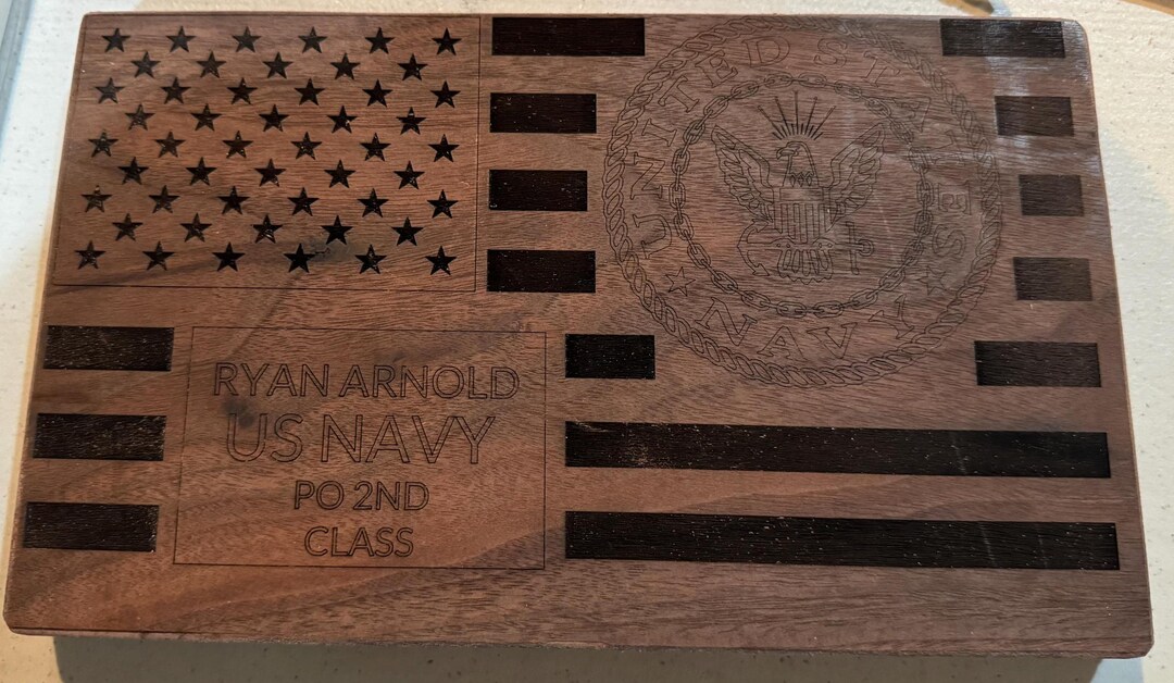 Custom Wood Engraved Personalized Signs, Plaques, Military Appreciation ...